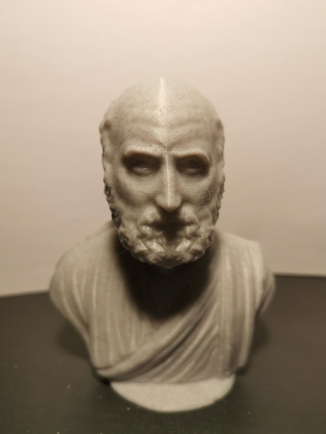 Bust of Hippocrates Greek Doctor 3d Print Marble Pla - Etsy
