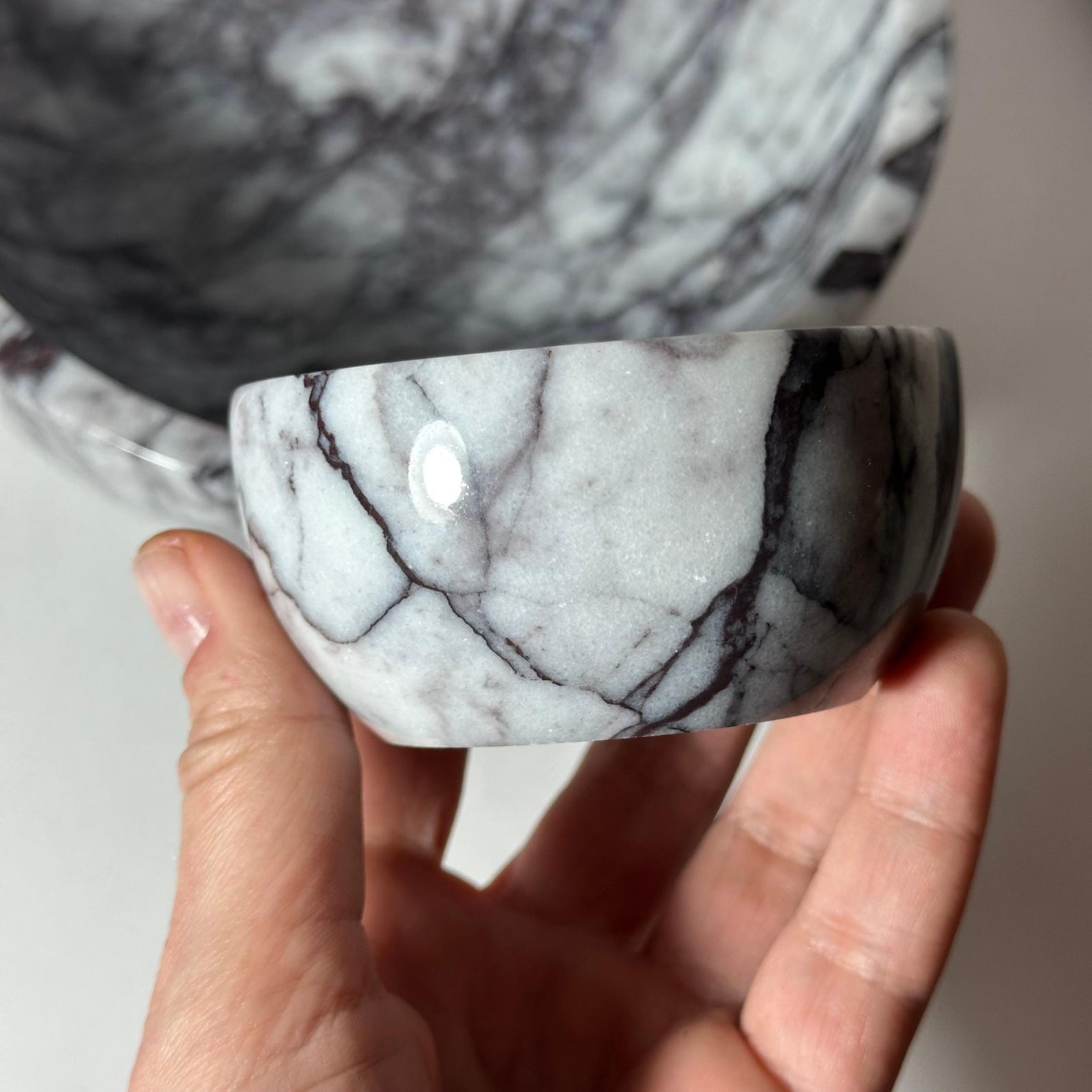 Unique Marble Bowl Set. Luxury Timeless Gift. Handcrafted Home Decor ...