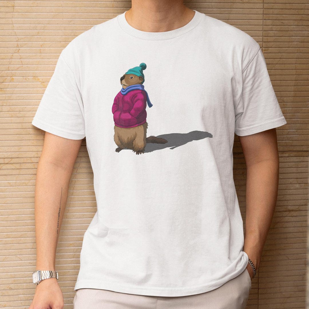 Groundhog Day Shadow Cute, Funny Ground Hog Day Celebration, Funny Gift ...