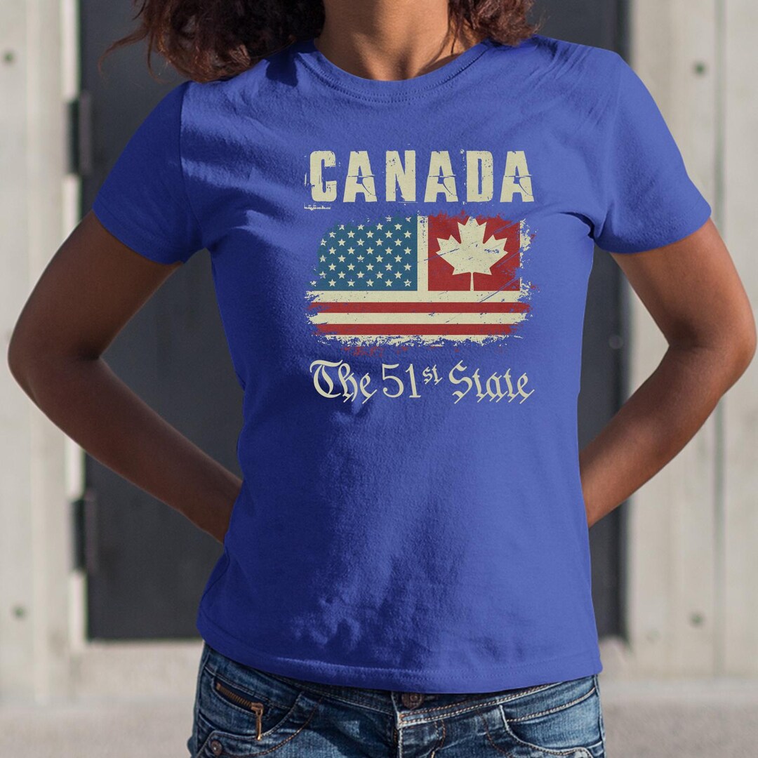 Canada the 51st State, New American Flag Canada Anexxation, Funny Trump ...