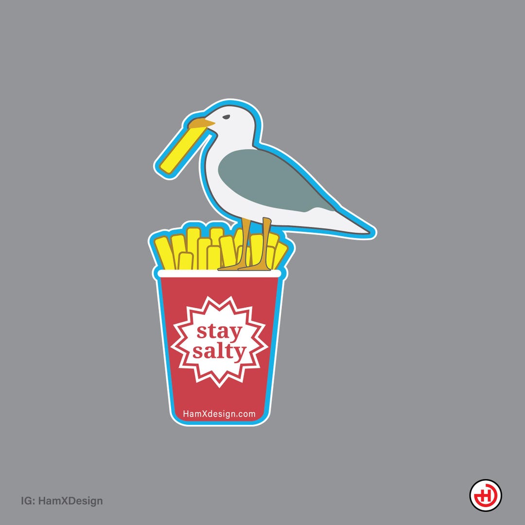 Stay Salty Sticker - Etsy