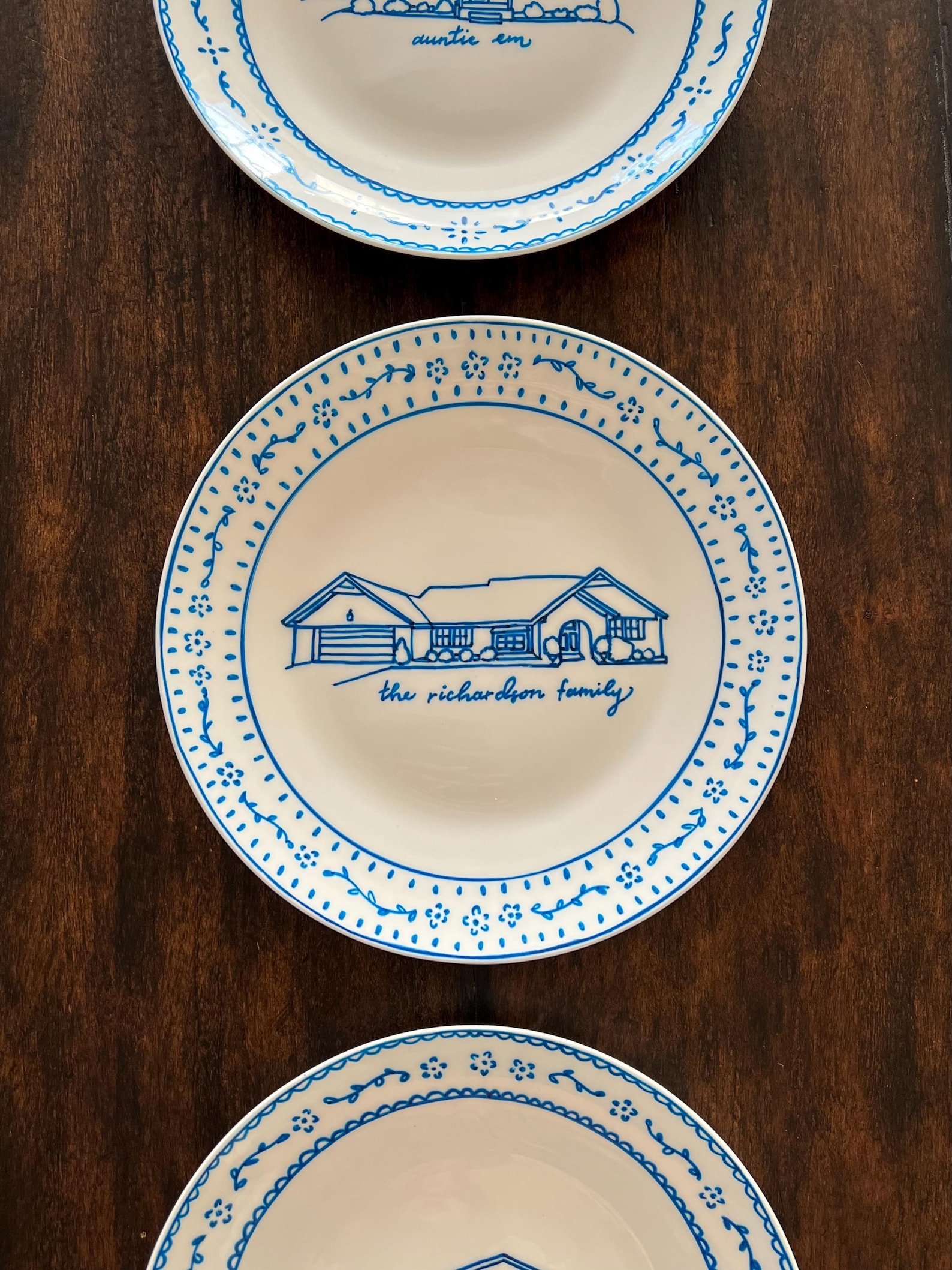 Personalized House Plate - Etsy