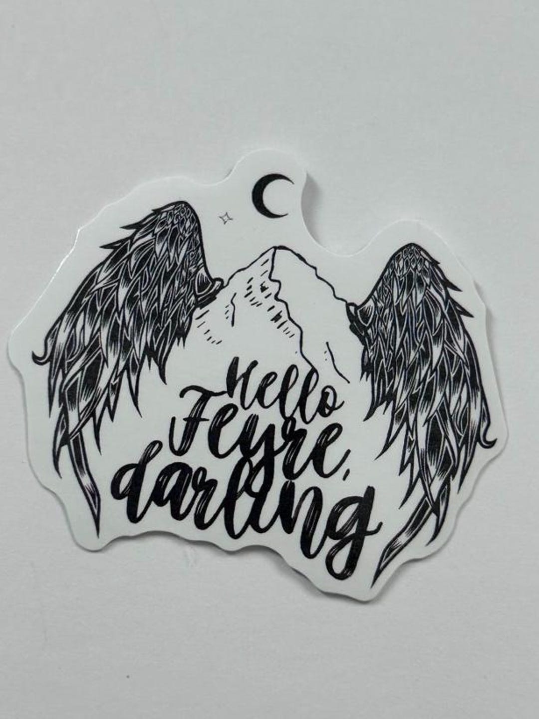 ACOTAR Sarah J Maas Inspired Hello Feyre Darling Sticker - Etsy