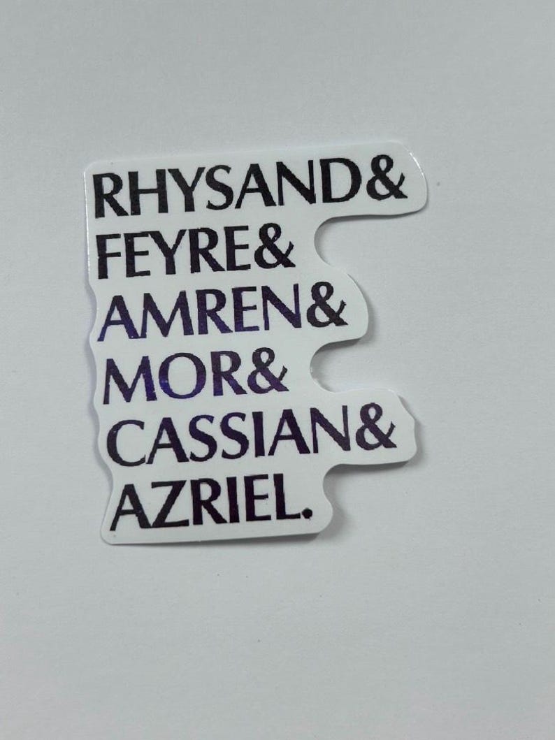 ACOTAR Sarah J Maas Inspired Character Azriel, Cassian, Feyre, Rhysand ...