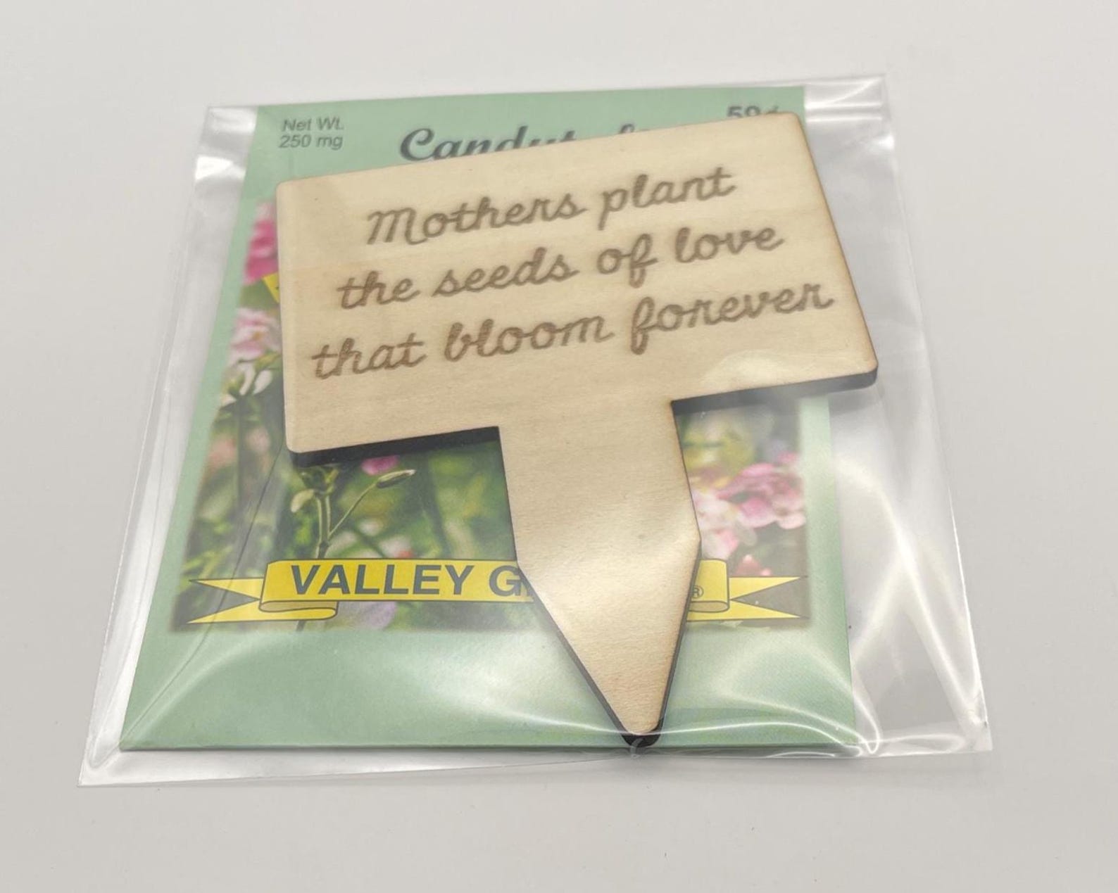 Mother’s Day Seed Packet Gift Set With Wooden Plant Stake - Etsy