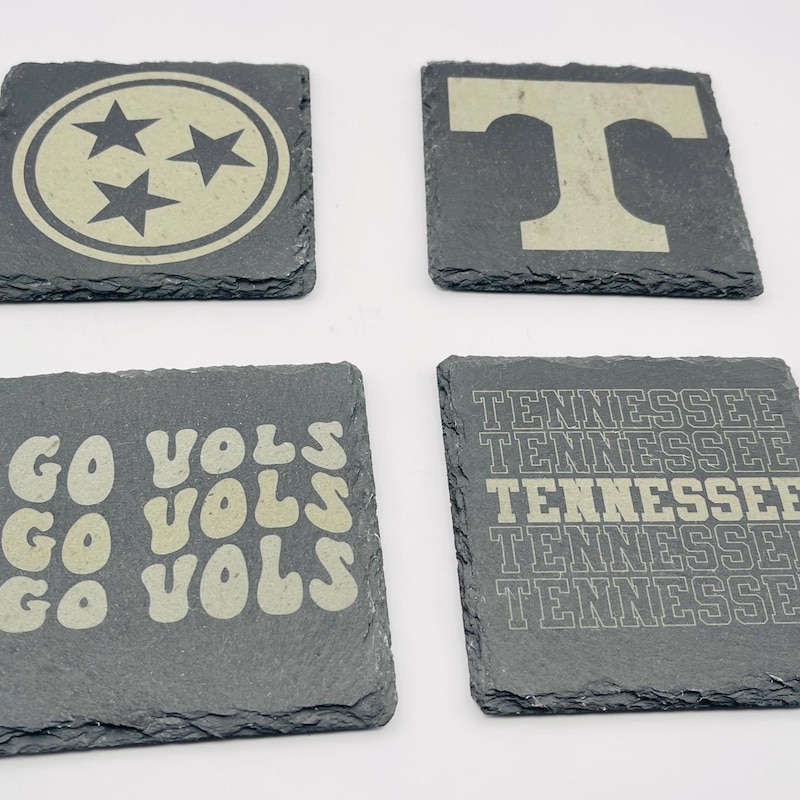 Tennessee Slate Coasters - Etsy