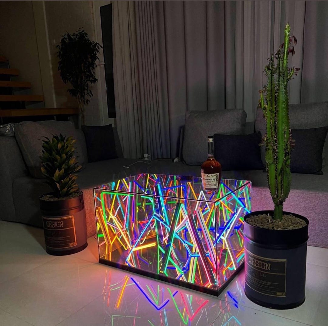 NEON TABLE - Etsy