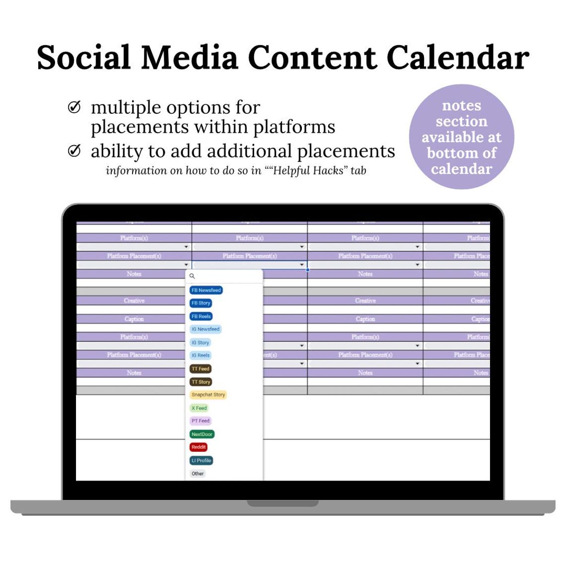 Social Media Planner for 2025, Content Calendar, Content Planner ...