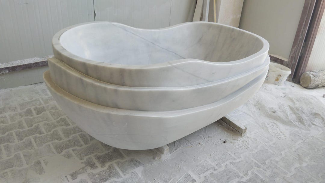 Calacatta Viola Marble Tub, Marble Bathtube, Natural Stone Tub, Hand ...