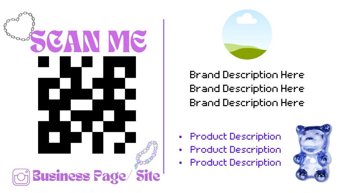 Y2K Themed Business Cards - Etsy