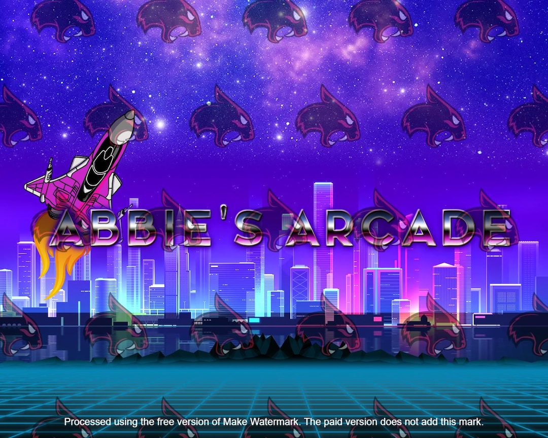 80s Vaporware Arcade Custom Artwork Digital Package - Etsy