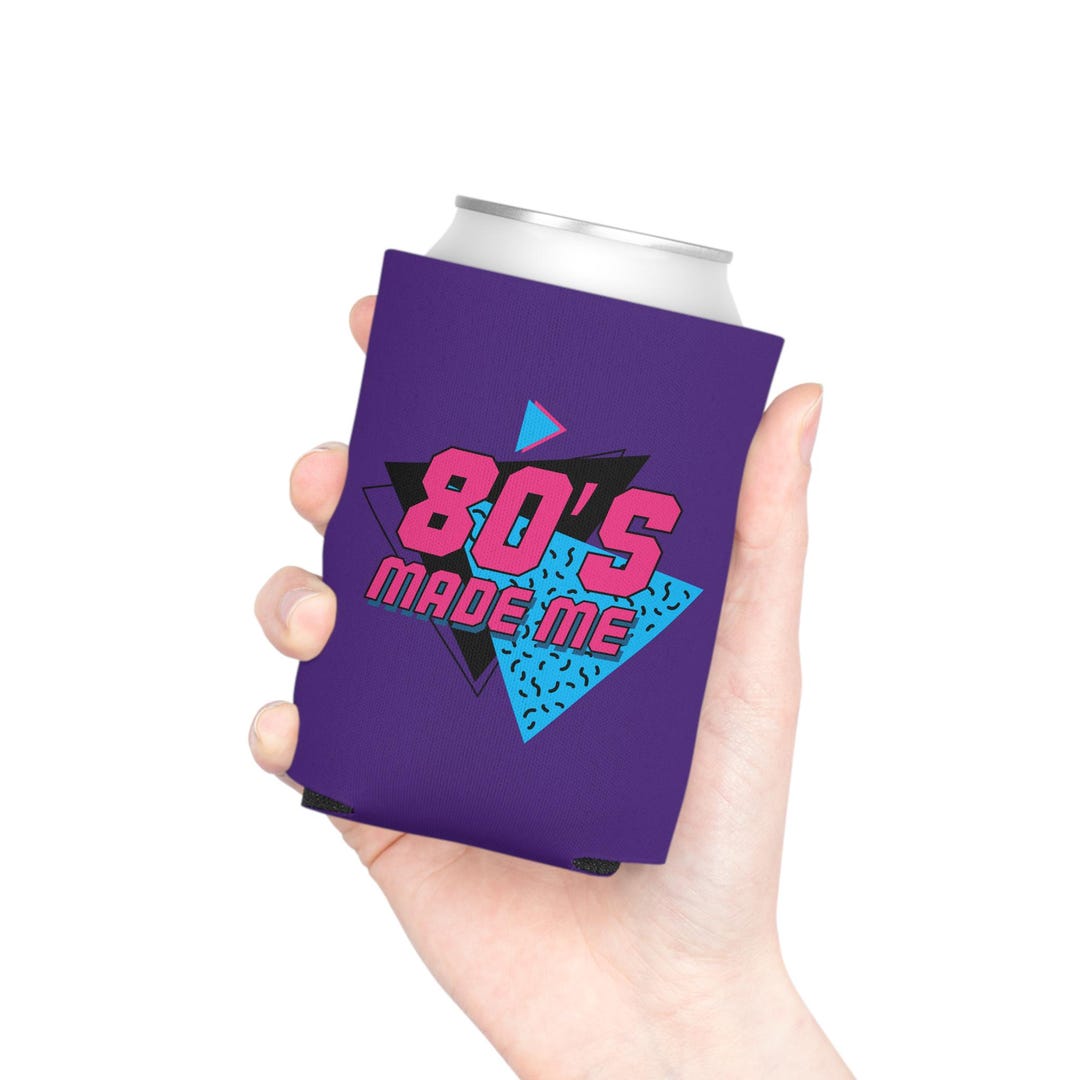 Retro 80's Can Cooler '80s Made Me' Fun Party Beverage Insulator ...