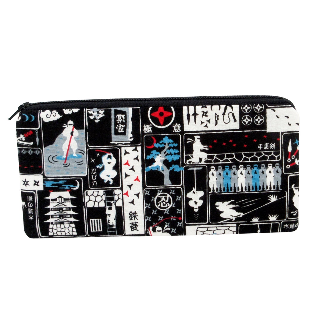 Pencil Pouch, Ninja Training Black Zipper Pouch - Etsy
