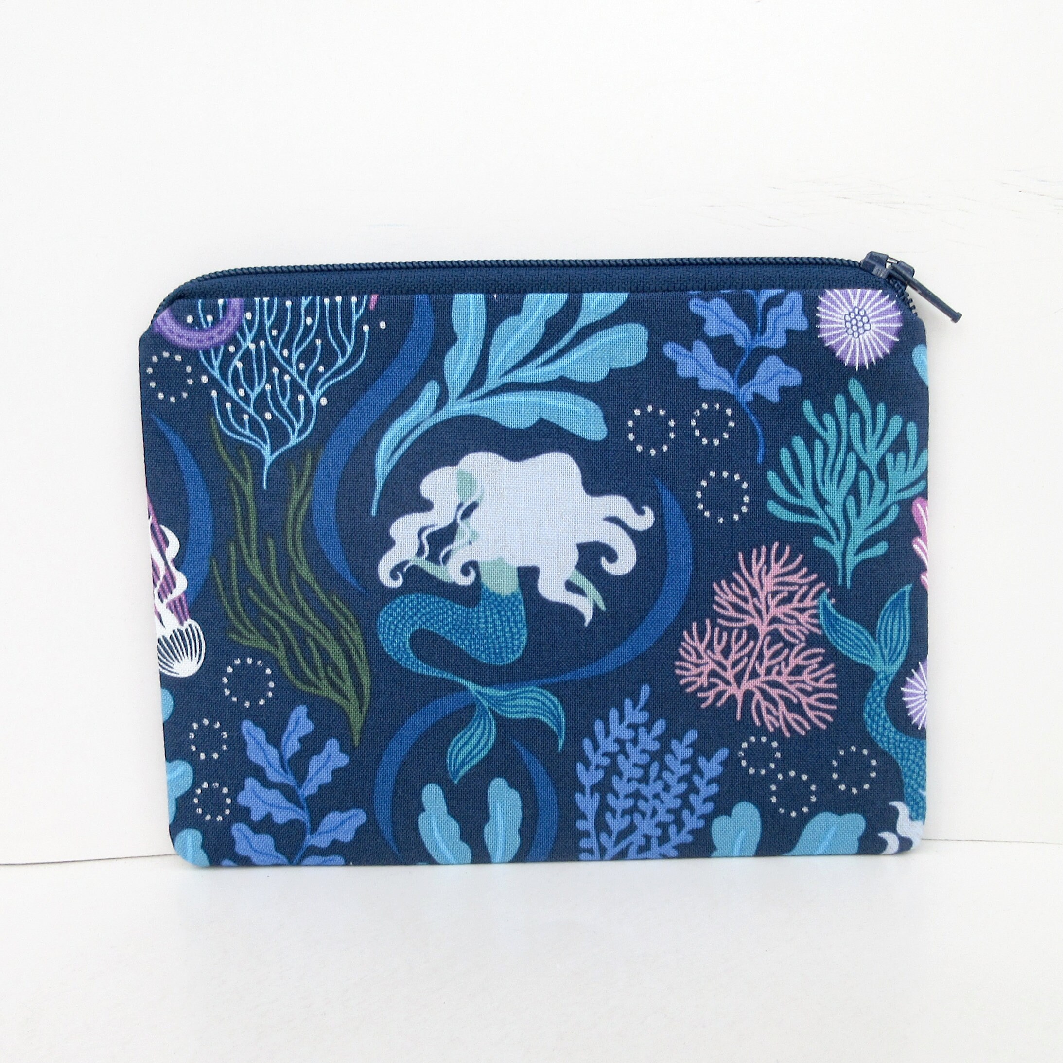 Mermaid Zipper Pouch, Moontide Mermaids Zippered Bag - Etsy