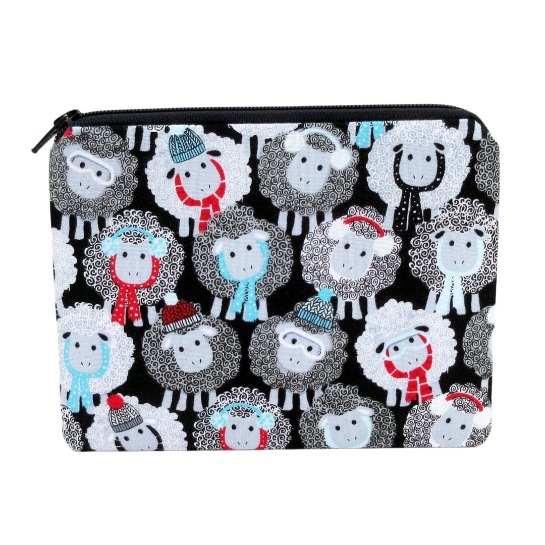 Sheep Notions Bag, Wooly Friends Small Zipper Pouch - Etsy