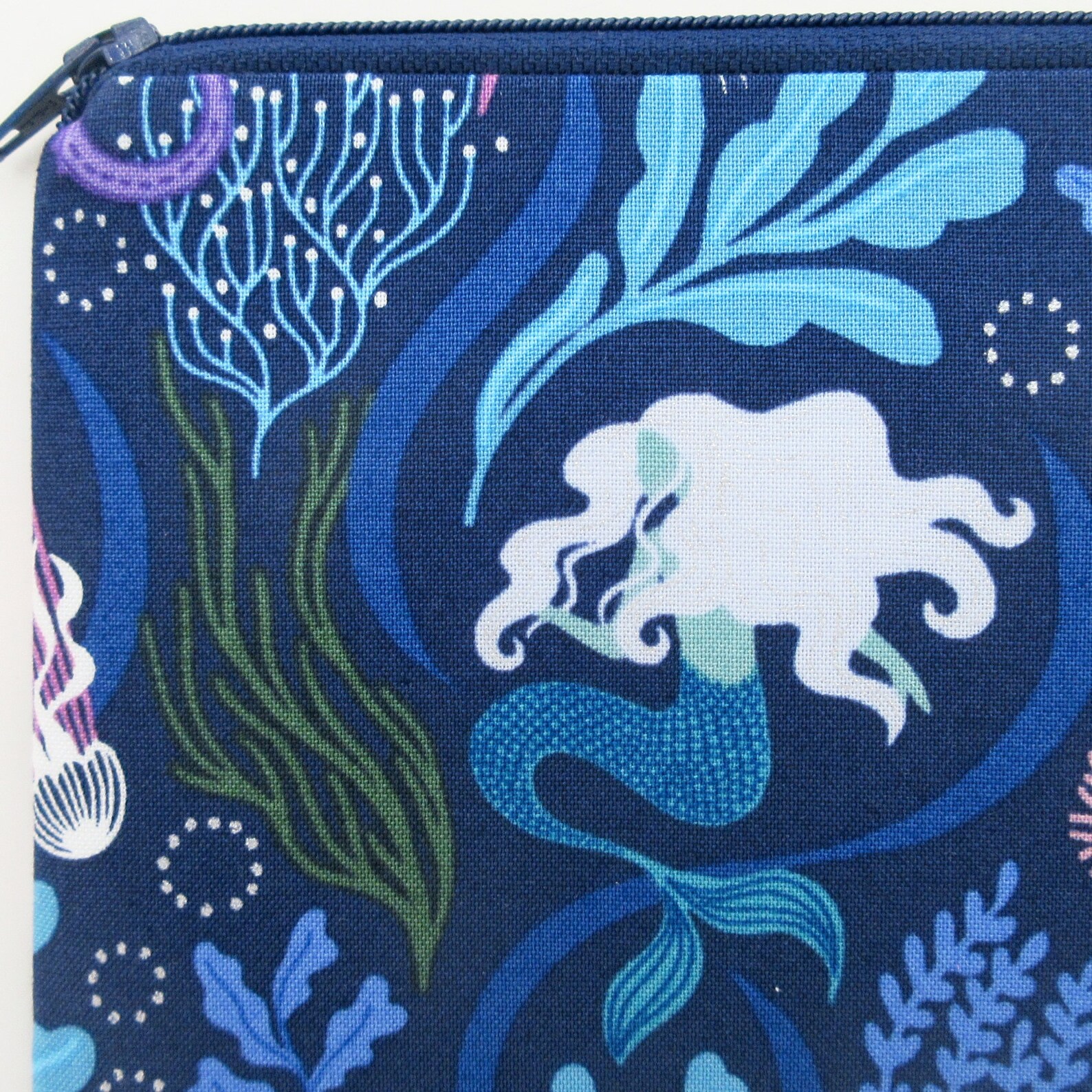 Mermaid Zipper Pouch, Moontide Mermaids Zippered Bag - Etsy