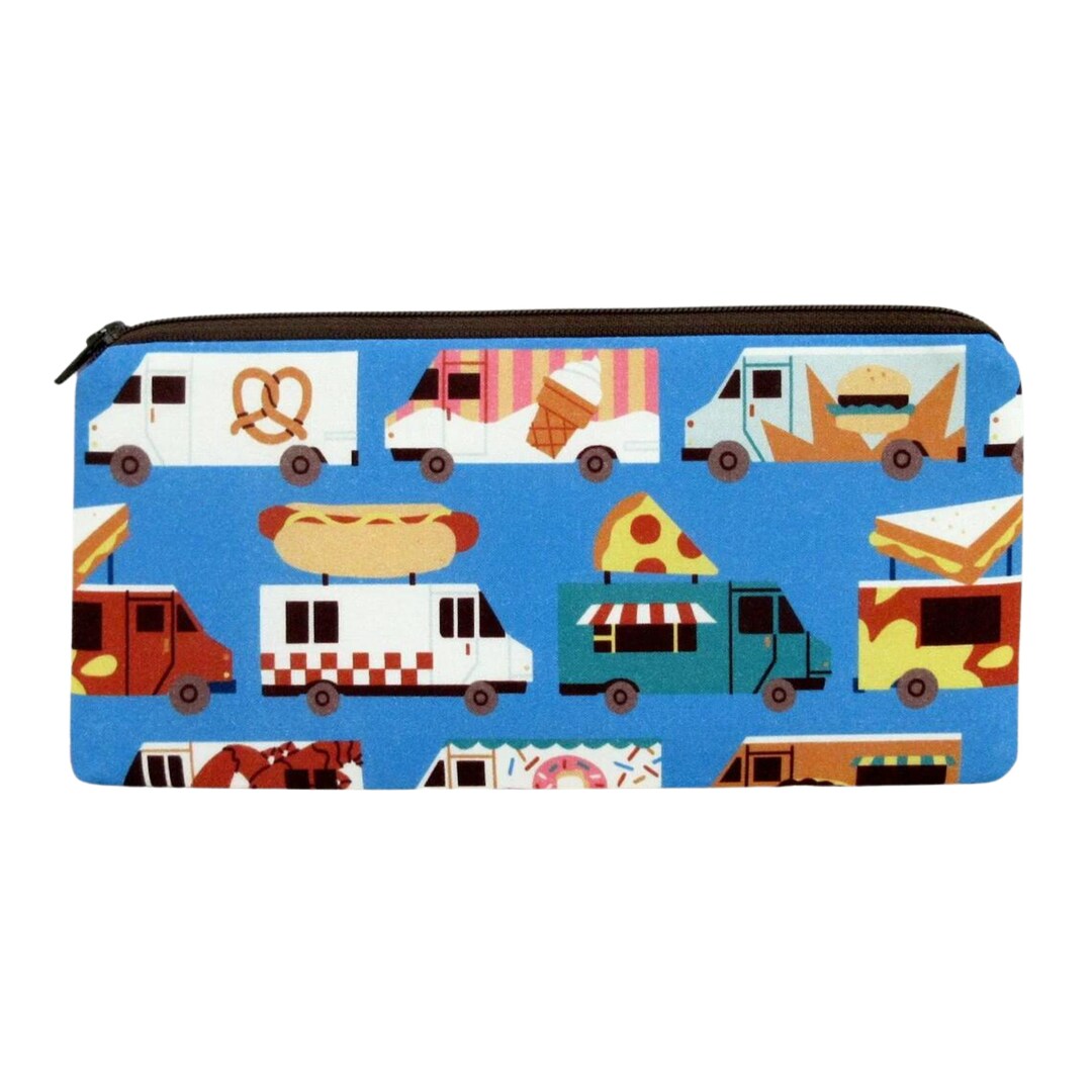 Zippered Pencil Pouch, Food Truck Feast Bag - Etsy