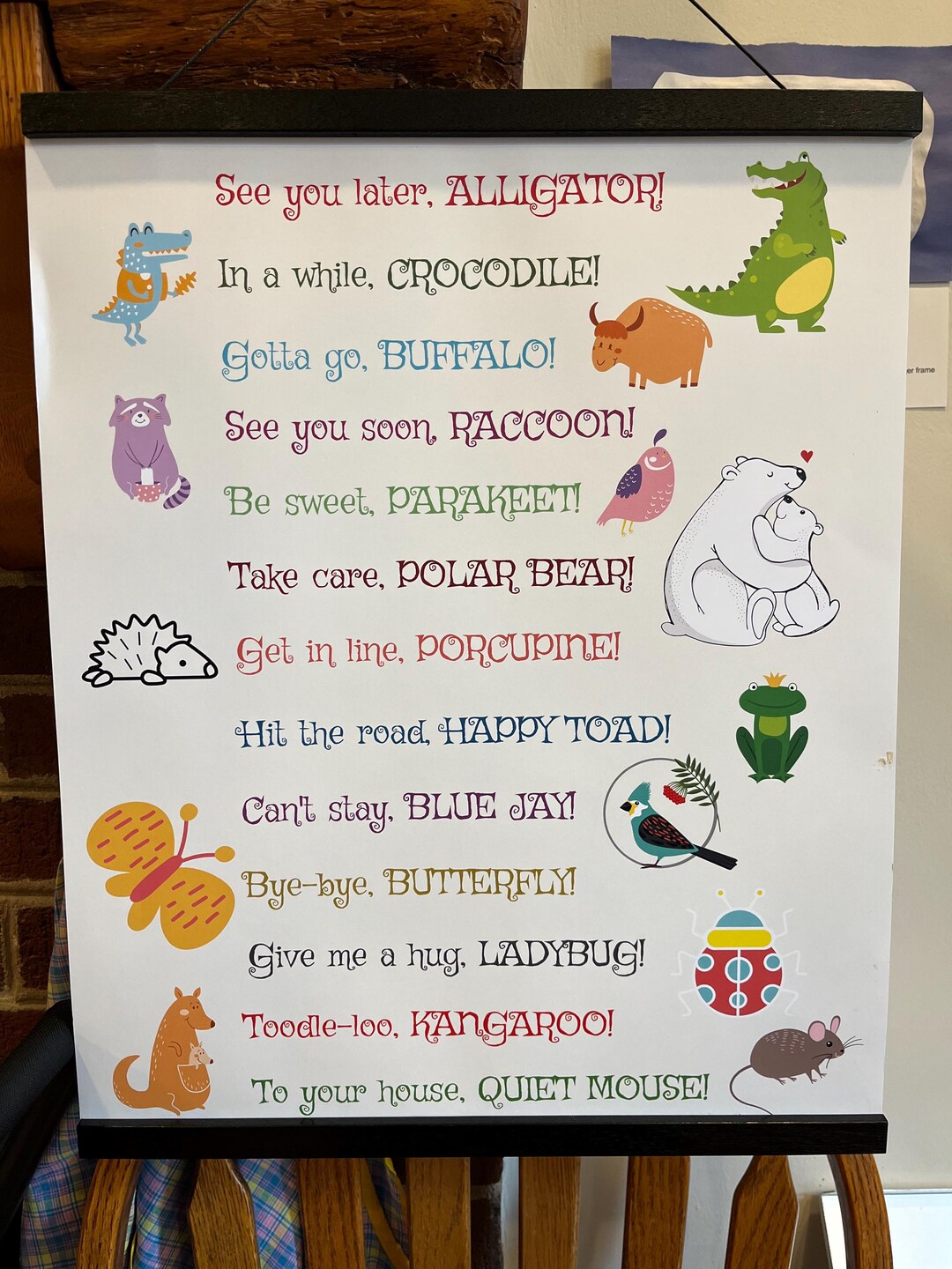 Kid’s Poster - See You Later Alligator Poster by WVP - Etsy