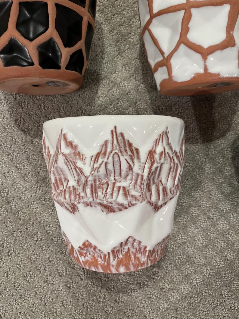 RC Minimalist Mexican Handmade Pottery - Rhombus 7” X 7.5” - Etsy