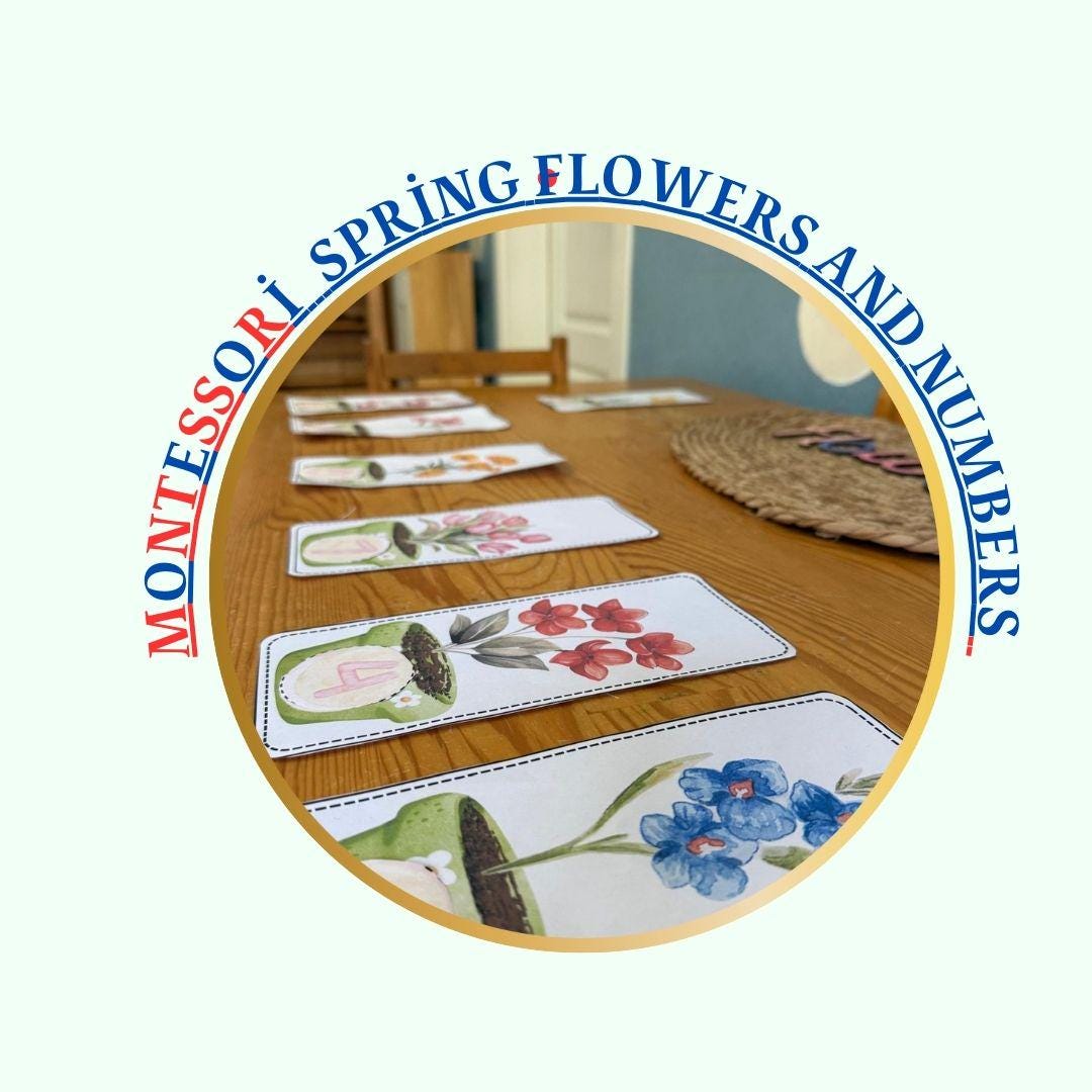 Montessori Numbers 1-10 Printable | Flower Pot Counting Activity ...