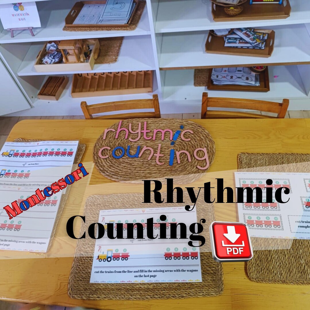 Printable Number Train Activity for Kids | Cut and Match Missing ...