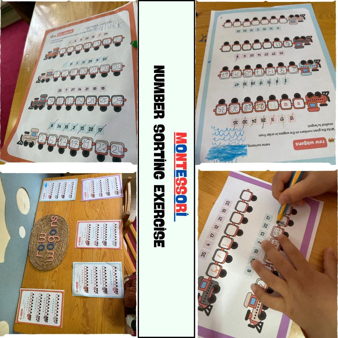 Train Number Sequencing Activity Printable – Large to Small Order, Math ...
