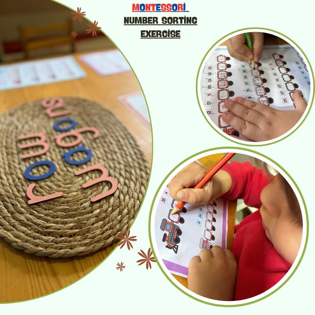 Train Number Sequencing Activity Printable – Large to Small Order, Math ...