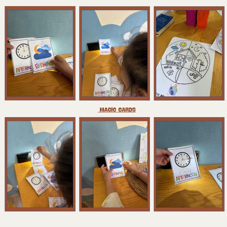 Montessori Day and Night Learning Cards | Magic Shadow Flashlight ...