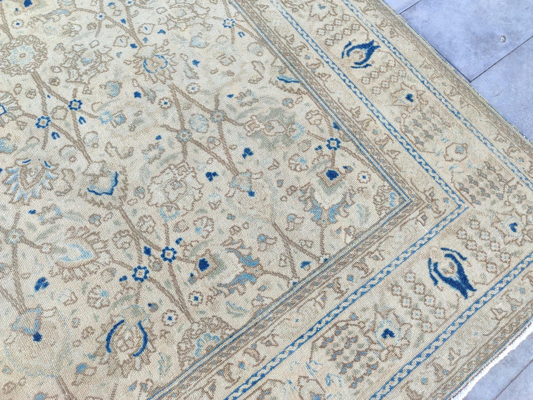 PERFECT 8x11 Persian Rug, Oversize Heriz Rug 8x11, Muted Oriental Rug ...