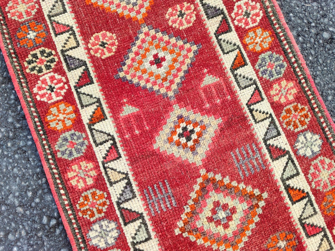 15 Ft Herki Runner Rug Extra Long, Runner Rug 2x15, Skinny Antique Long ...