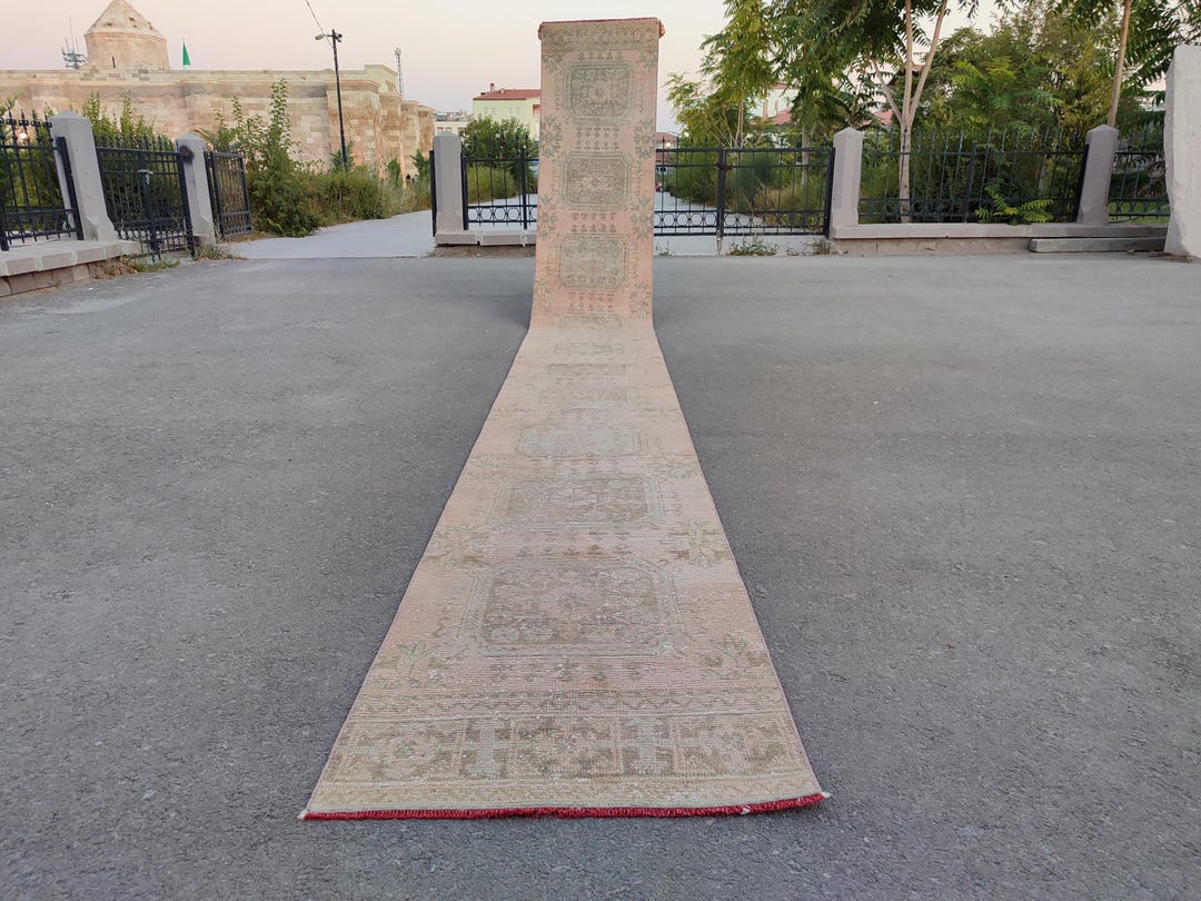 18' Extra Long Runner for Hallway, Long Runner Turkish 2x18, Runner ...