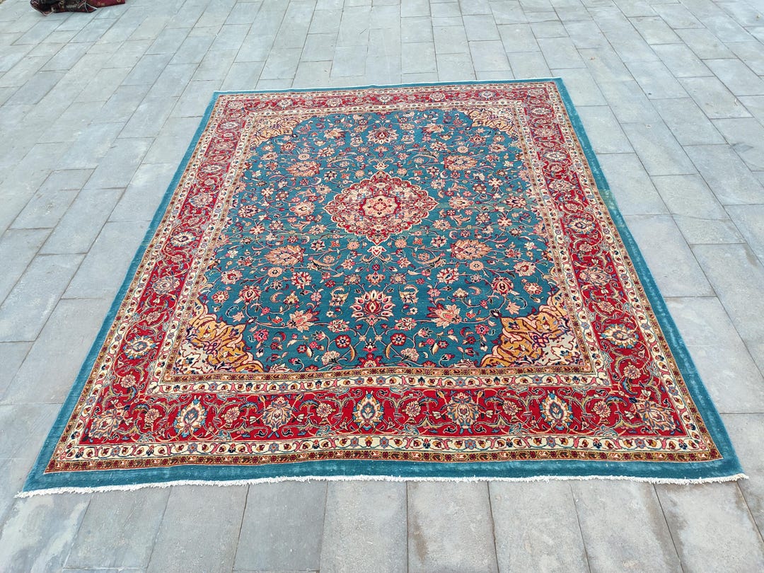 PERFECT 8x10 Persian Rug, Antique Heriz Rug 8x10, Keshan Rug, Serapi ...