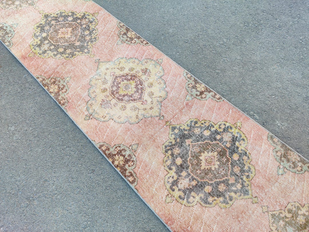 18' Ft Pink Runner Rug Extra Long, Stair Rug Runner, Runner Rug 2x18 ...