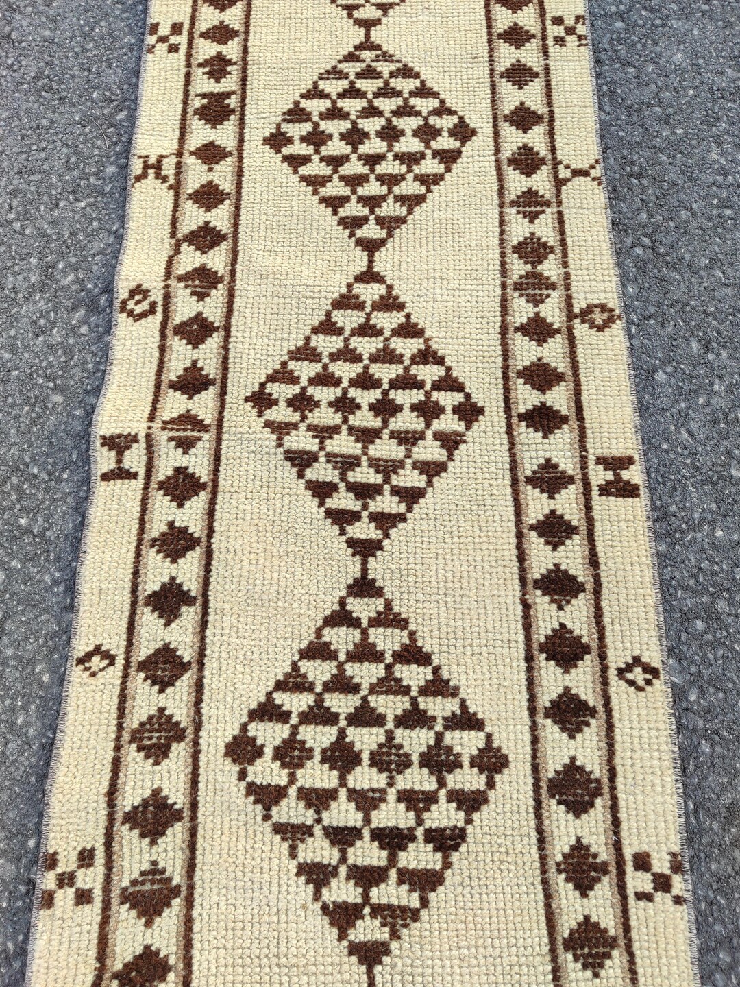 2x13 Runner Turkish, White Runner Vintage 2x13, Skinny Rug Runner ...