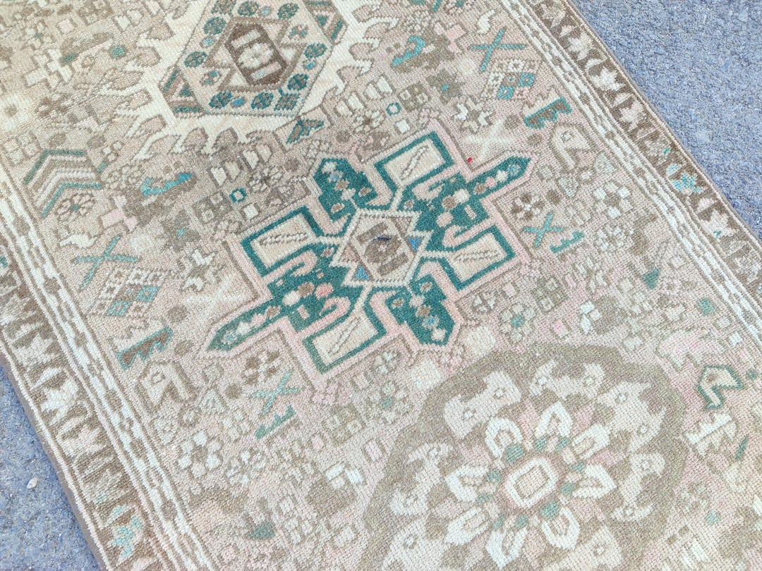 2.6 X 12 Ft Heriz Runner Rug, Skinny Antique Rug 2x12, Persian Runner ...