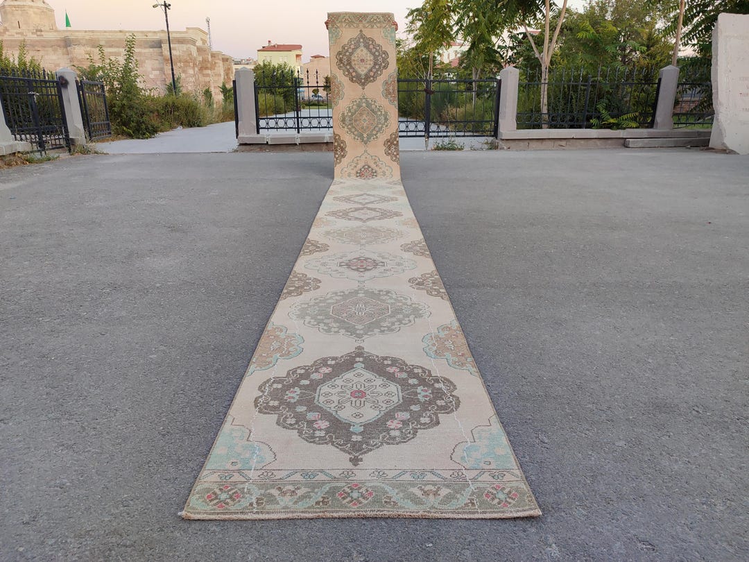 18' Very Long Size Runner Rug, Stair Rug Runner, Extra Long Runner for ...