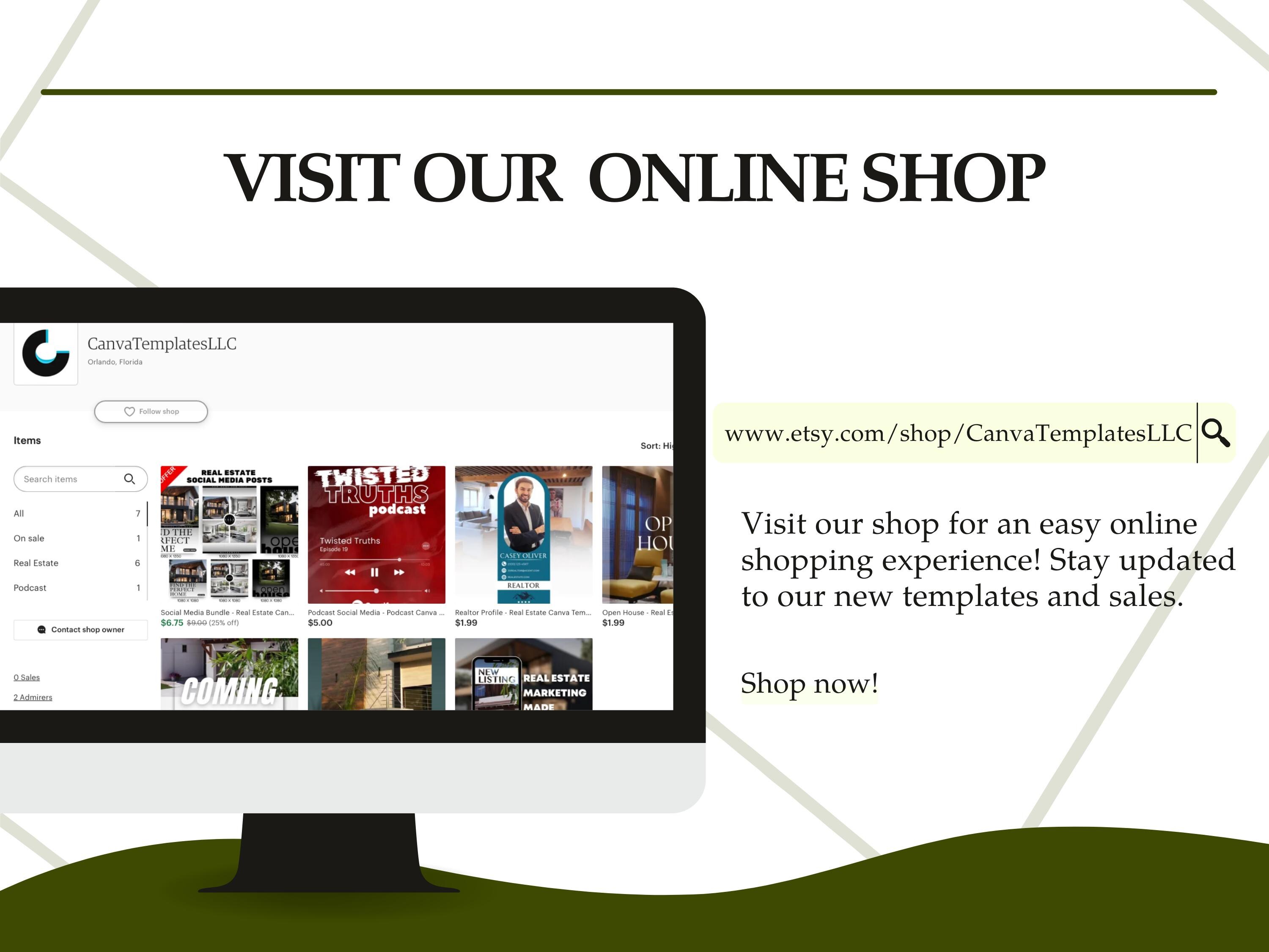 Realtor Profile - Real Estate Canva Template - Etsy