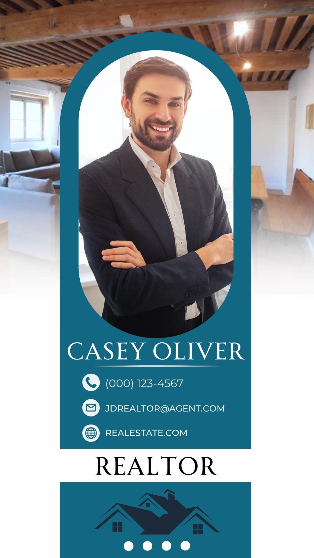 Realtor Profile - Real Estate Canva Template - Etsy
