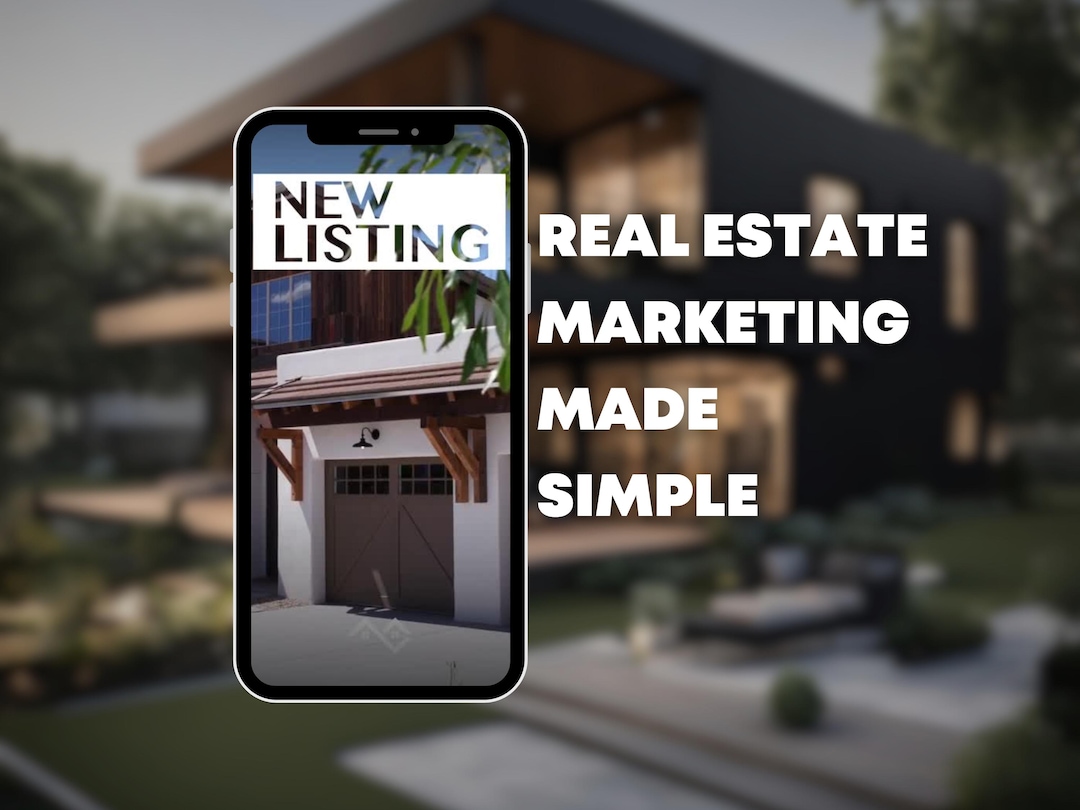 New Listing - Real Estate Canva Template - Etsy