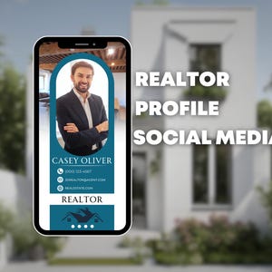 Realtor Profile - Real Estate Canva Template - Etsy