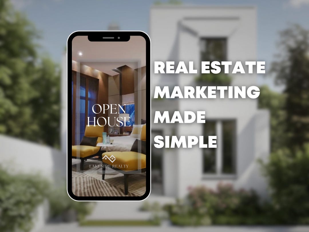 Open House - Real Estate Canva Template - Etsy