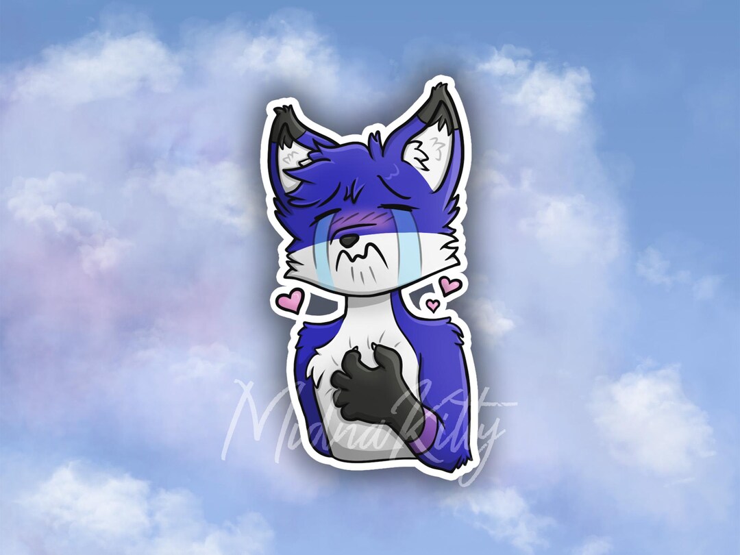 Indigo Too Cute Meme Vinyl Sticker | Handcrafted, Laminated, & Easy ...
