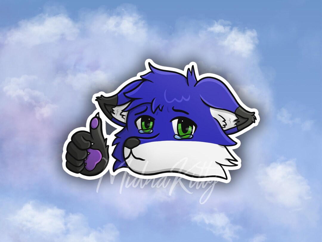 Indigo Cry Okay Meme Vinyl Sticker | Handcrafted, Laminated, & Easy ...