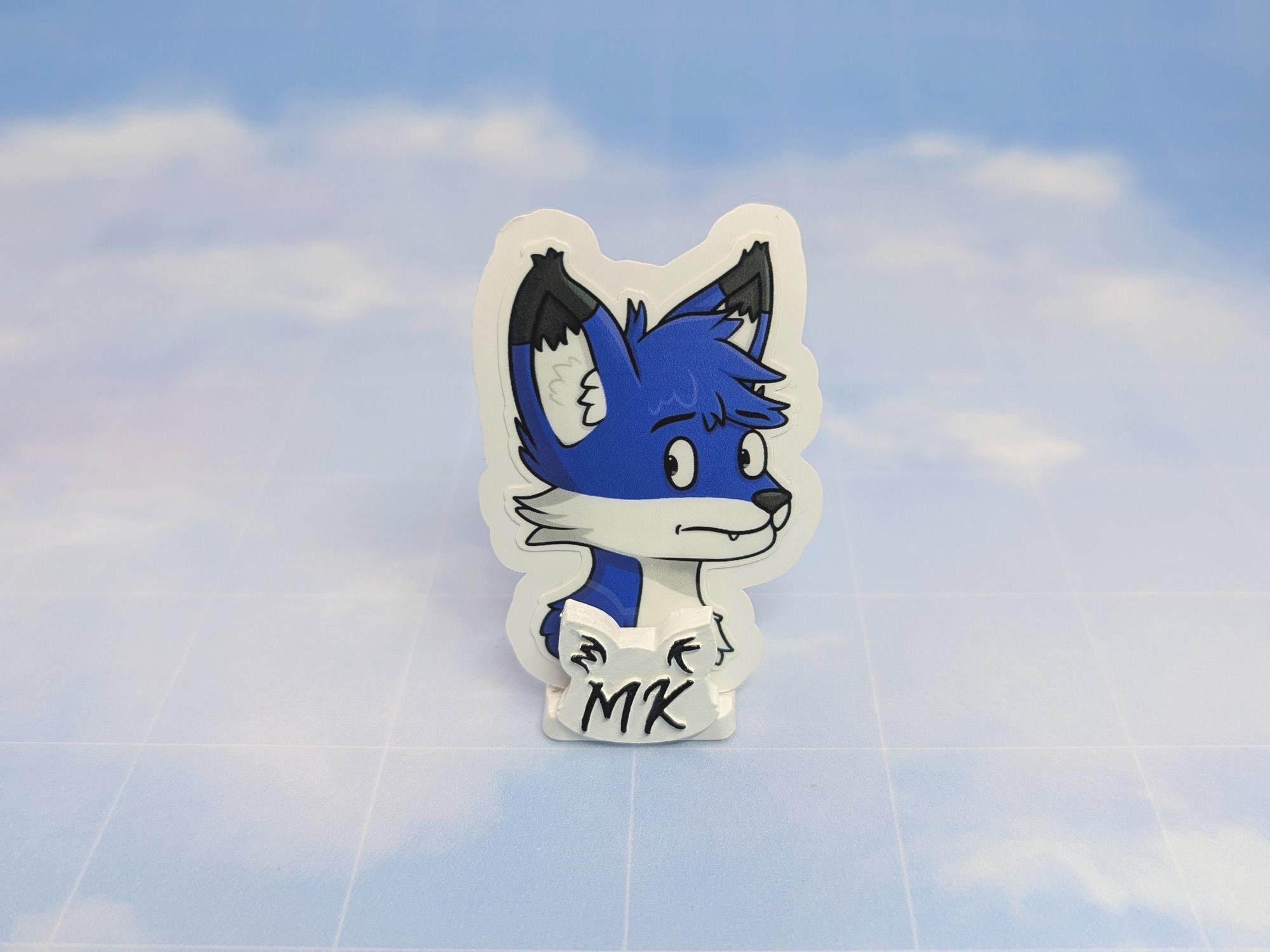 Indigo Side Eye Meme Vinyl Sticker | Handcrafted, Laminated, & Easy ...