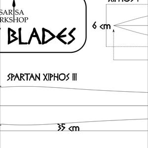 Greek Xiphos Sword Pattern - Etsy
