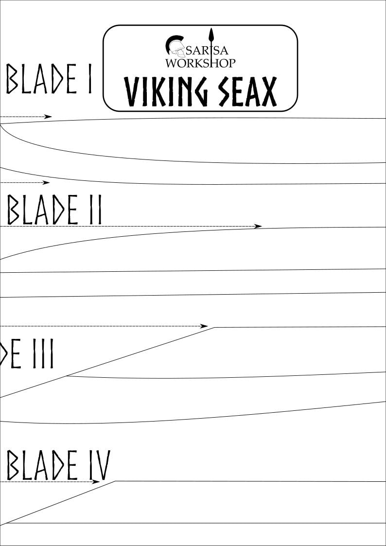 Viking Seax Knife Pattern - Etsy