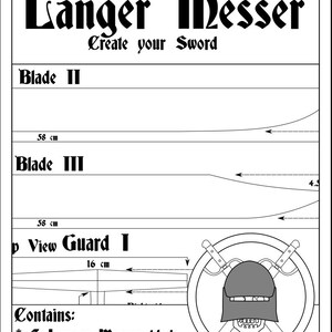 Langer Messer Sword Pattern - Etsy