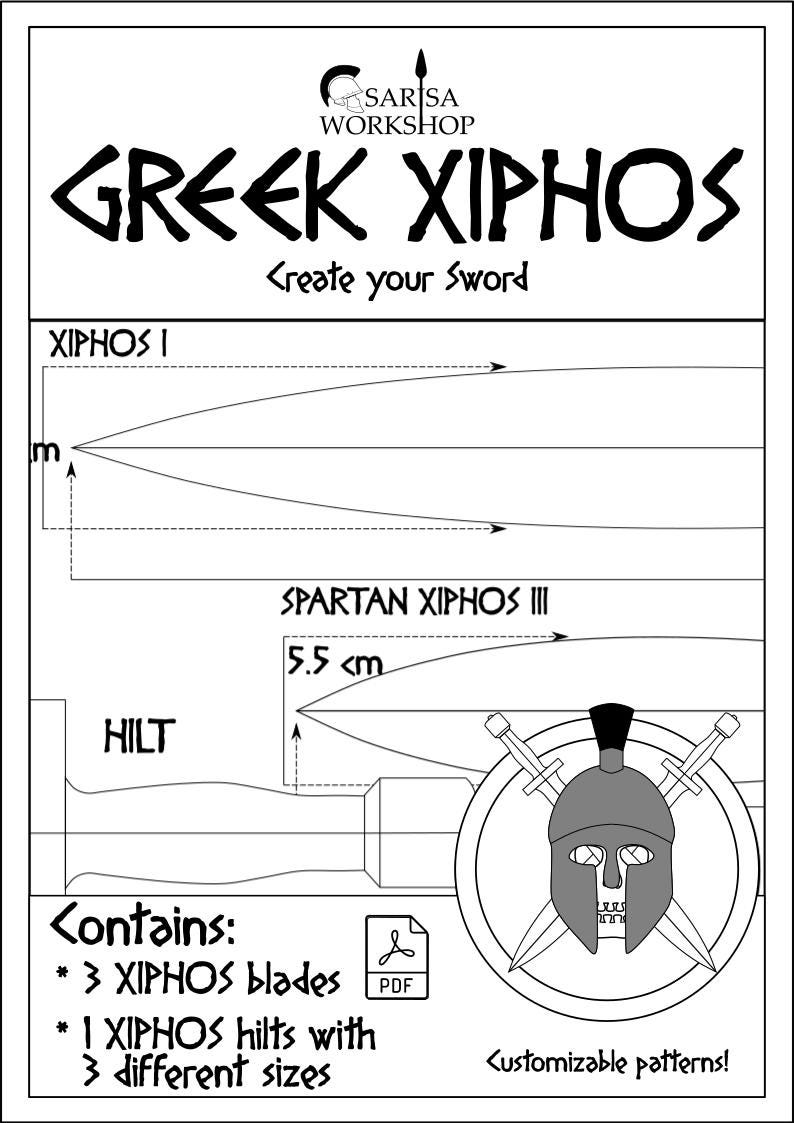 Greek Xiphos Sword Pattern - Etsy
