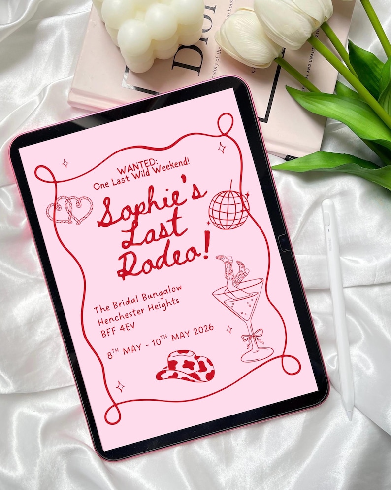 Editable Hen Party Itinerary Template: Bachelorette Weekend Schedule ...