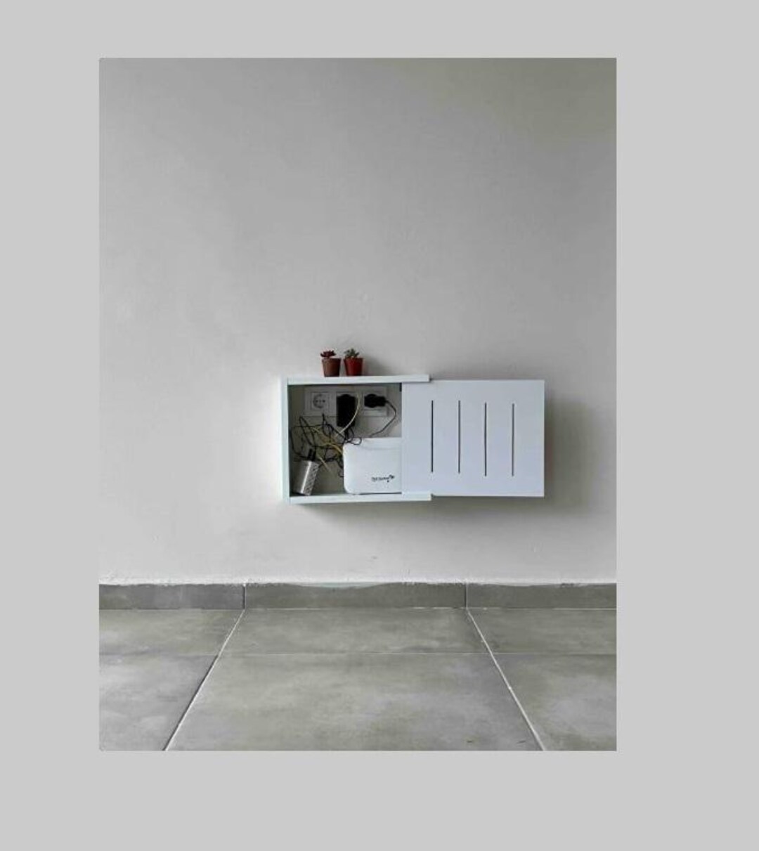 Modem Storage Box - Electrical Panel Hider - Etsy